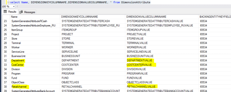 Show D365FO dimensions in a form grid control using a view ...
