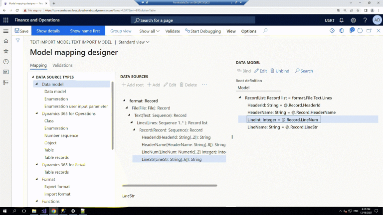 D365FO Electronic Reporting (GER) From Scratch part 1: Importing a text ...
