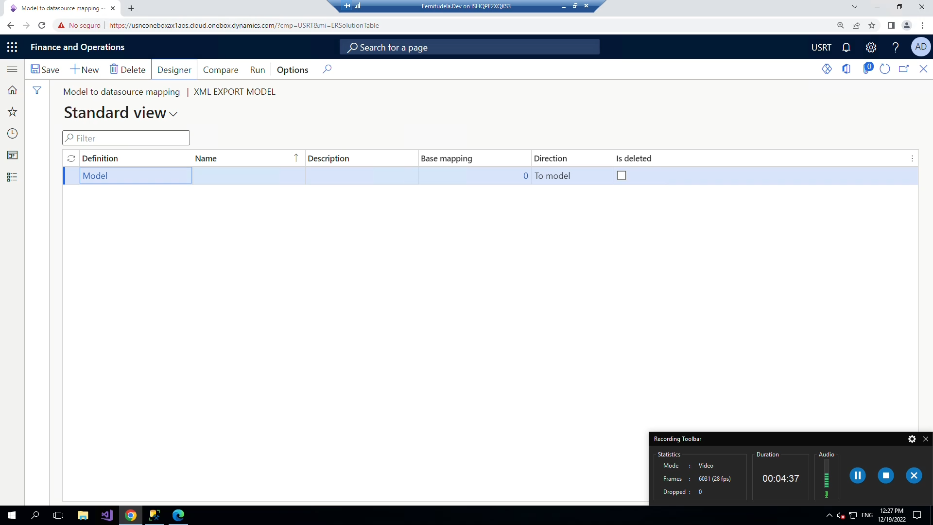D365FO Electronic Reporting (GER) from scratch part 2: Export an XML ...
