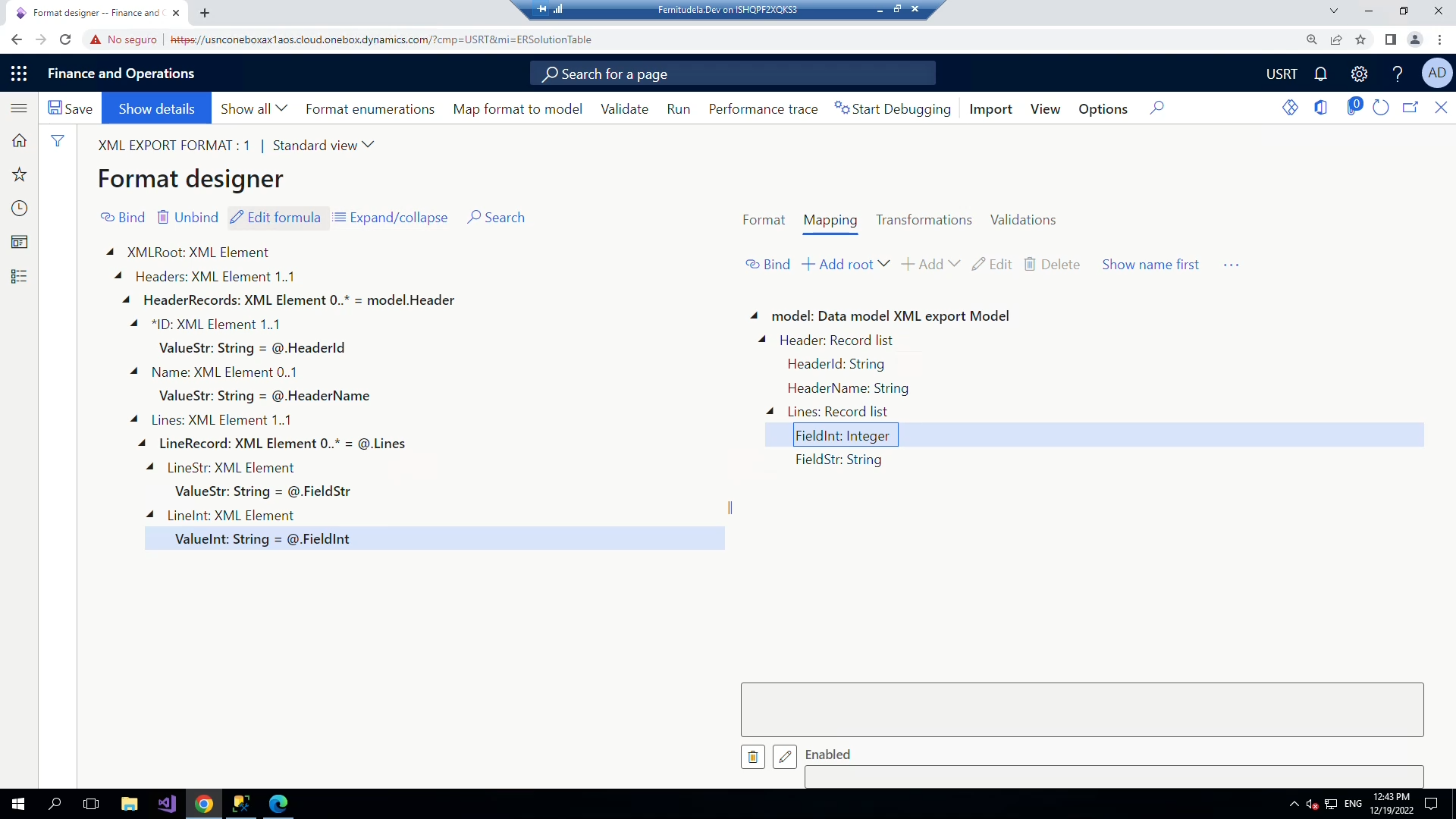 D365FO Electronic Reporting (GER) from scratch part 2: Export an XML ...