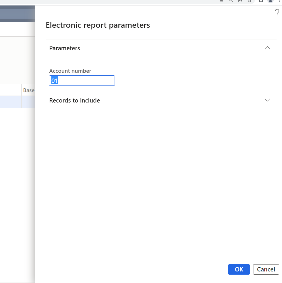 D365FO Electronic Reporting from Scratch part 3: Use of Parameters and Excel Format ...