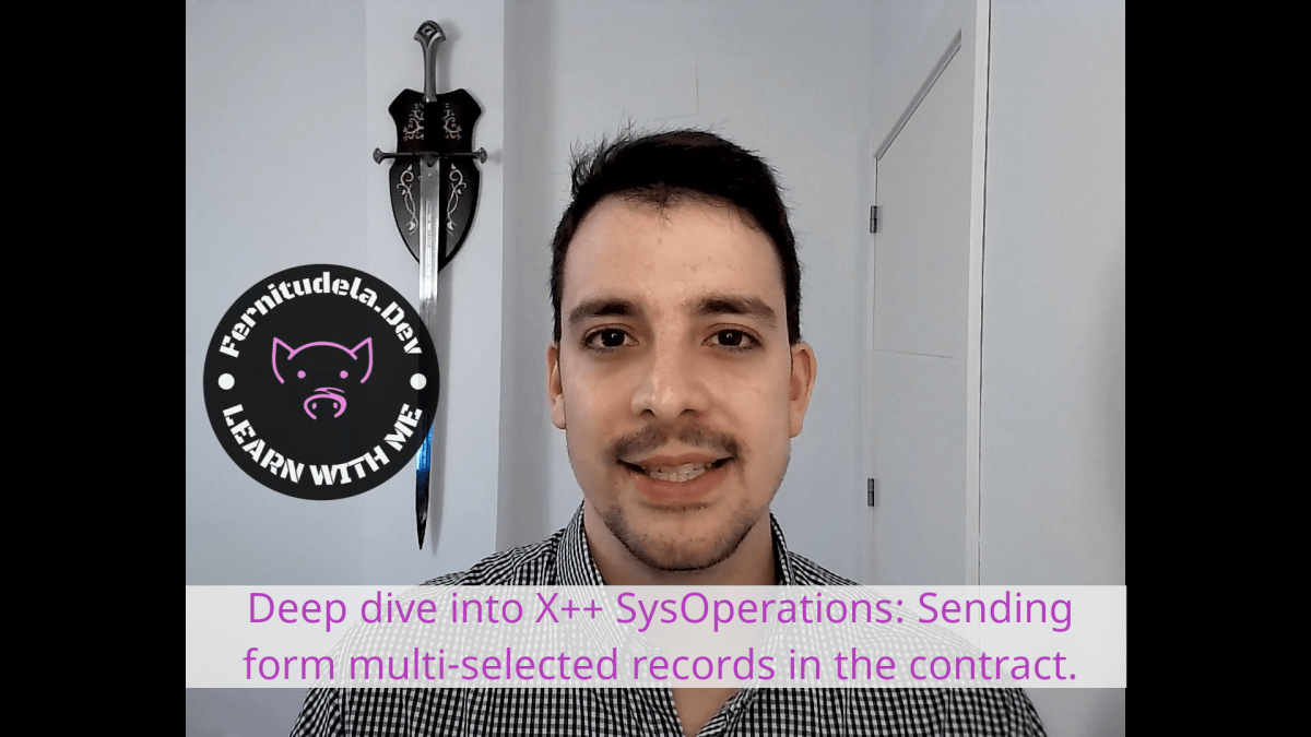 Deep dive into X++ SysOperation: Sending form multi-selected records in ...