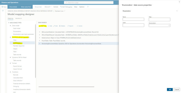 D365FO Base enums in ER (Electronic Reporting) model mapping ...