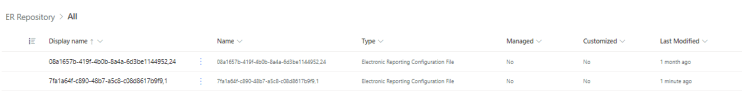 Upload your Electronic Reporting objects to Dataverse solution ...
